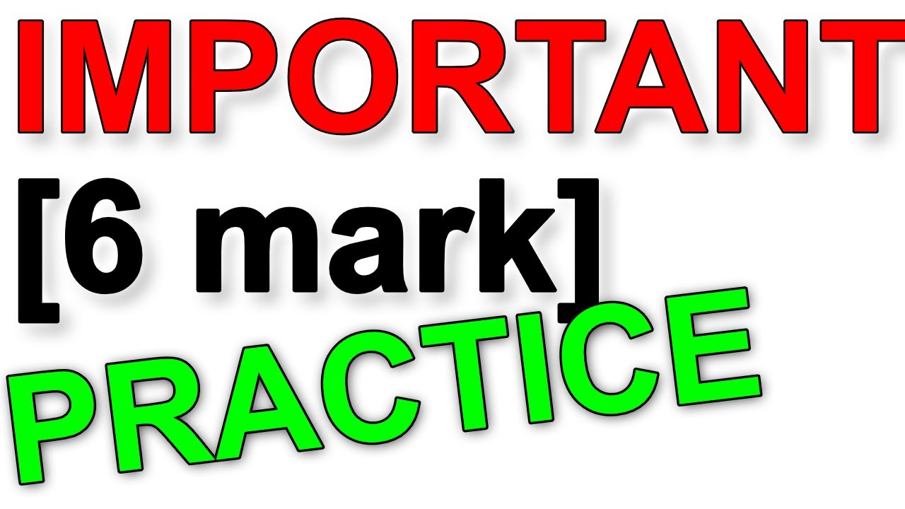 6 Mark Practice A Level Physics Question - YouTube