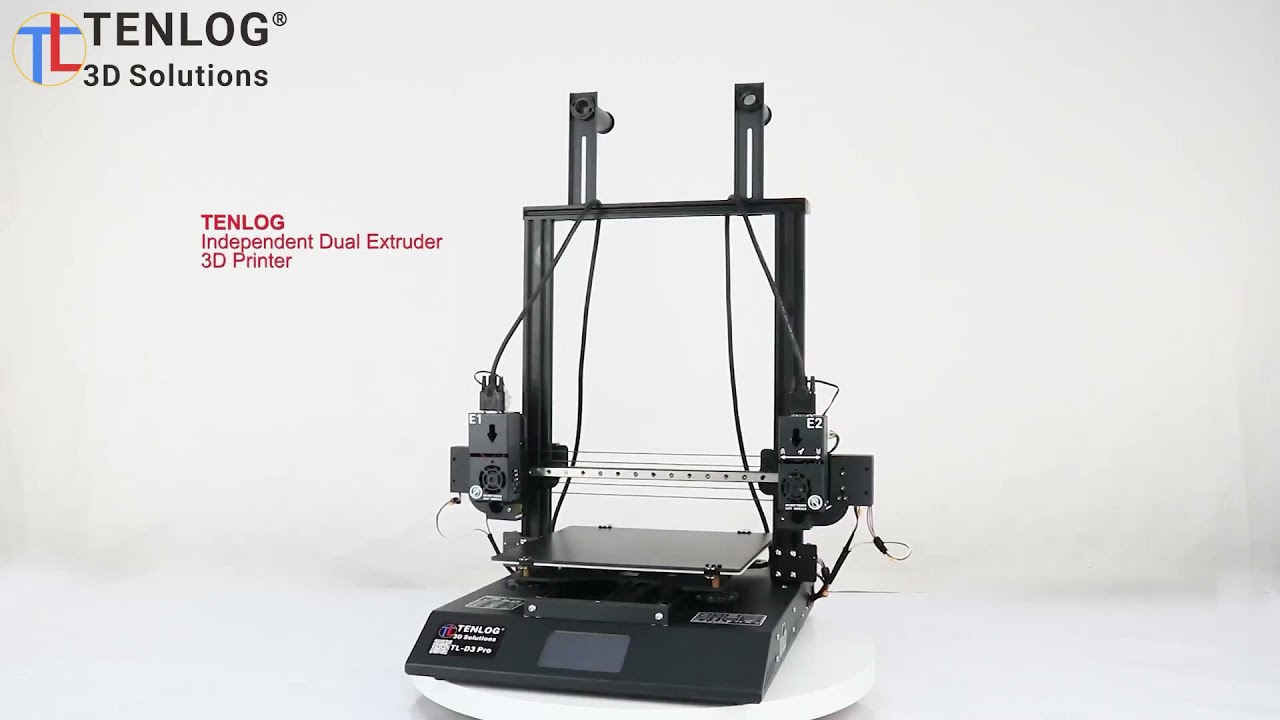 TENLOG TL-D3 Pro Independent Dual Extruder 3D Printer (PVA TPU ABS PLA ...