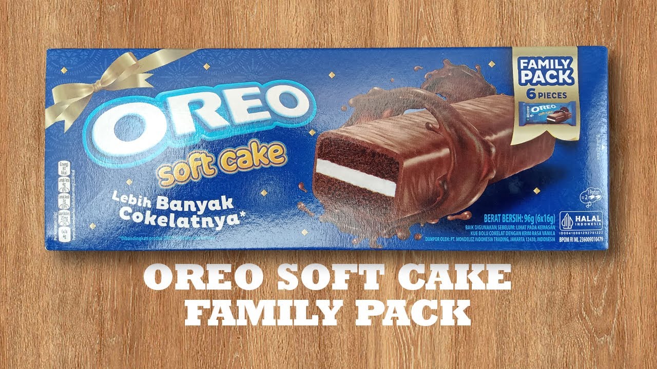 OREO SOFT CAKE FAMILY PACK - YouTube