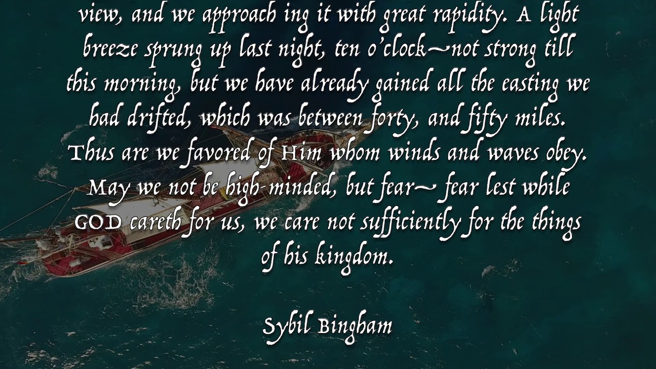 Missionary Journal - January 29 - Sybil Bingham - YouTube