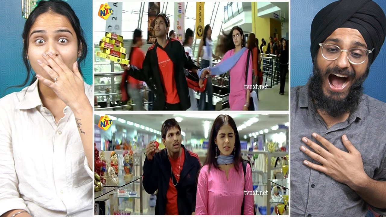 Happy Movie Allu Arjun VS Genelia Cute Fight Scene Reaction | Yuvan ...