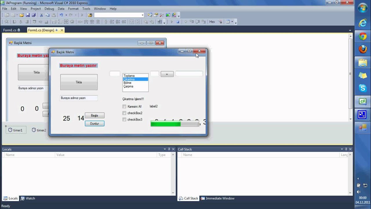 Visual C# - 06 - ProgressBar - YouTube