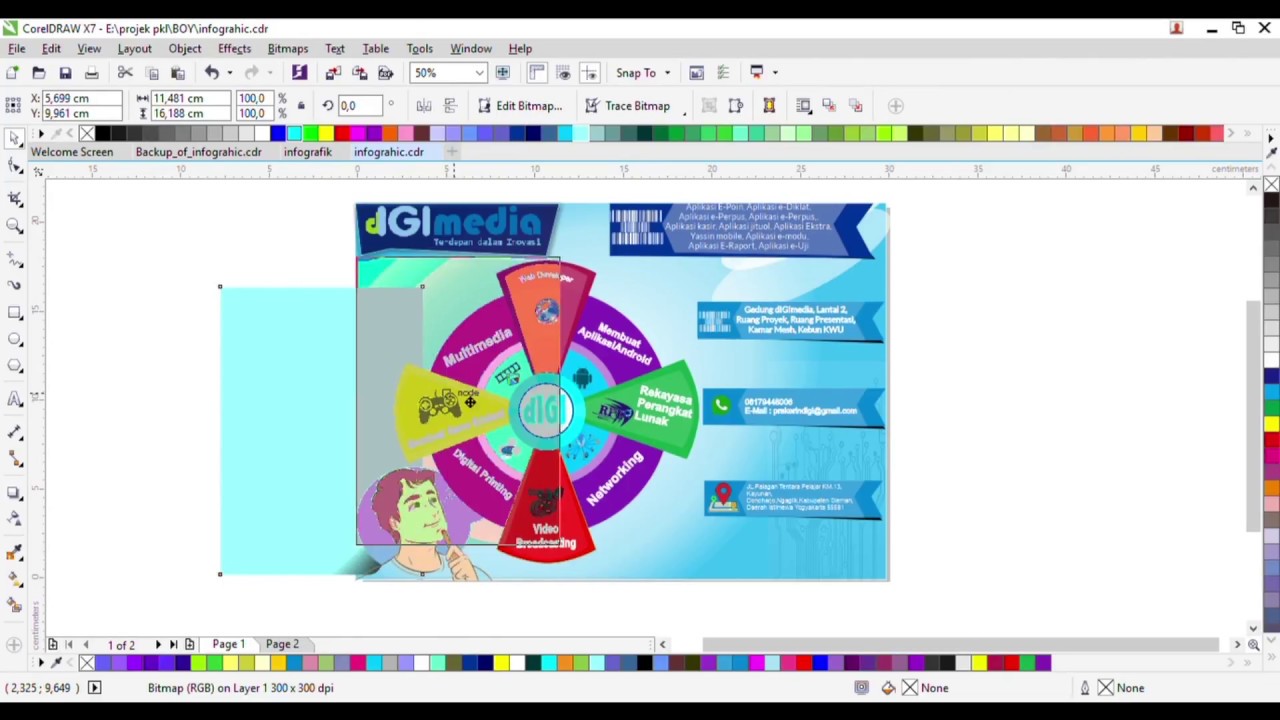 Membuat Infographic Dengan Corel Draw "Ternyata Sangat Mudah" - YouTube