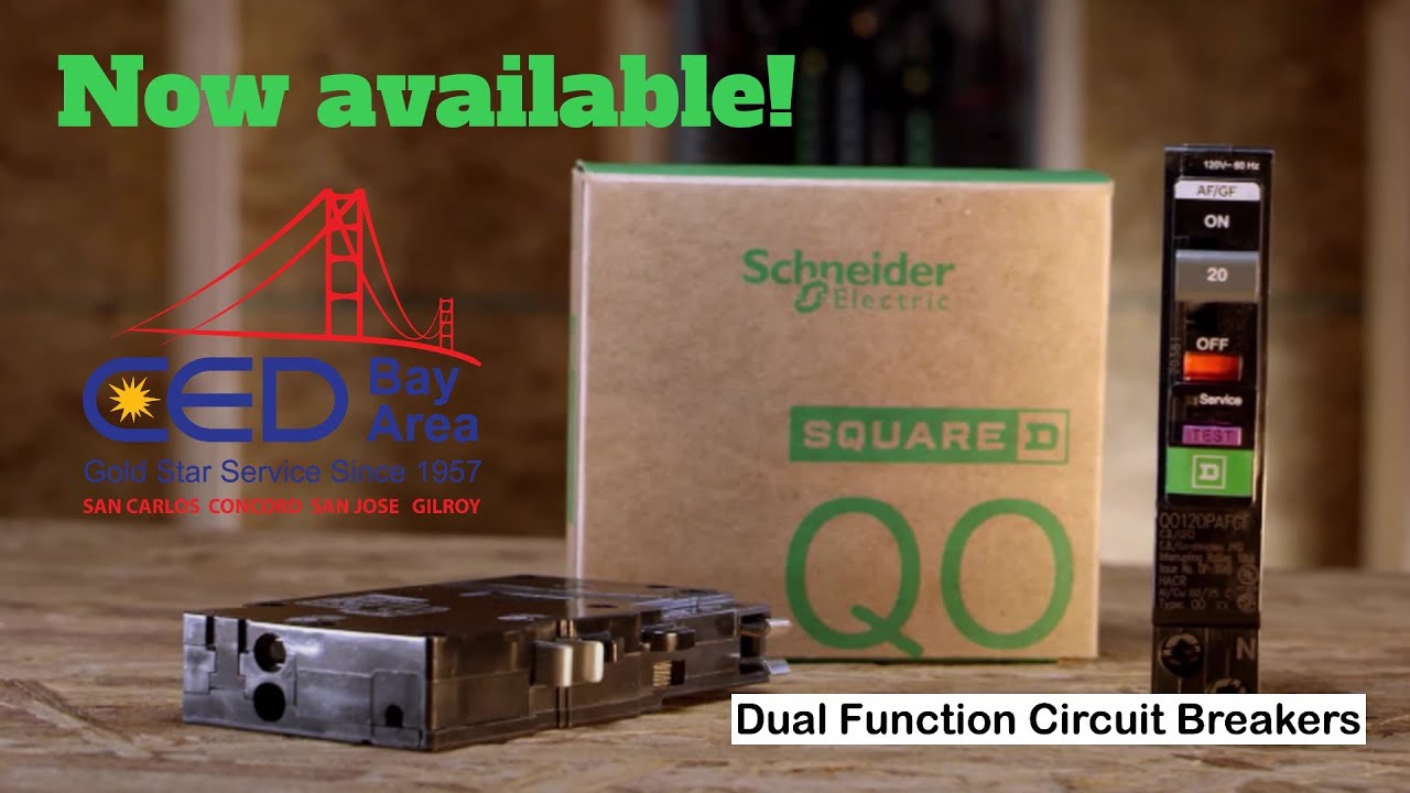Dual Function Circuit Breakers with LED - Square D | CED Bay Area - YouTube