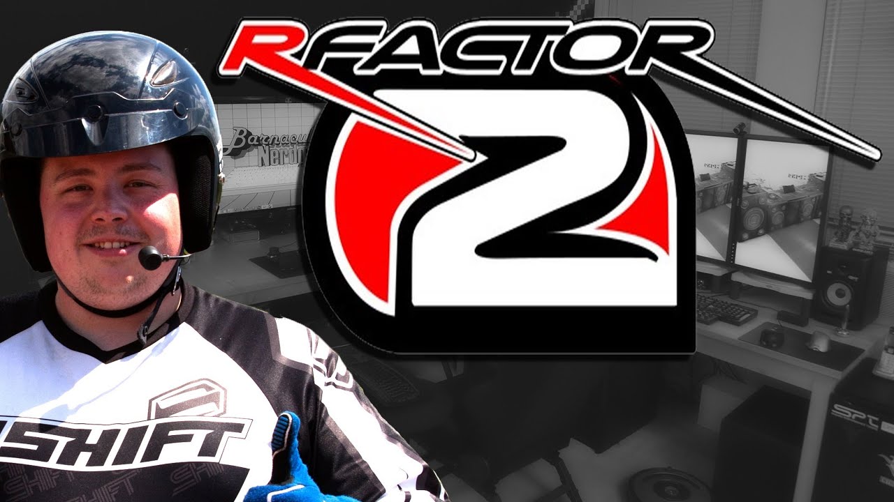 Playing rFactor 2 on Man Cave Racing Simulator w/ 3 46" screens, T500RS ...