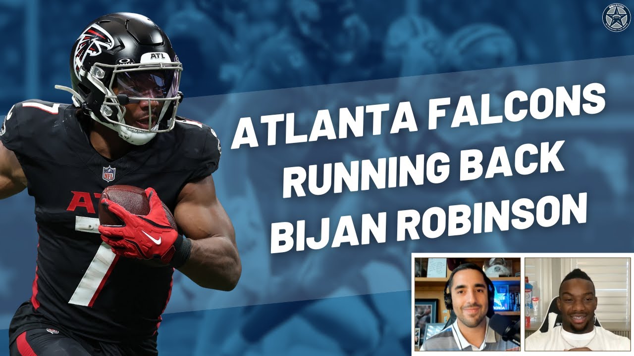 Atlanta Falcons RB Bijan Robinson INTERVIEW | Blogging The Boys - YouTube