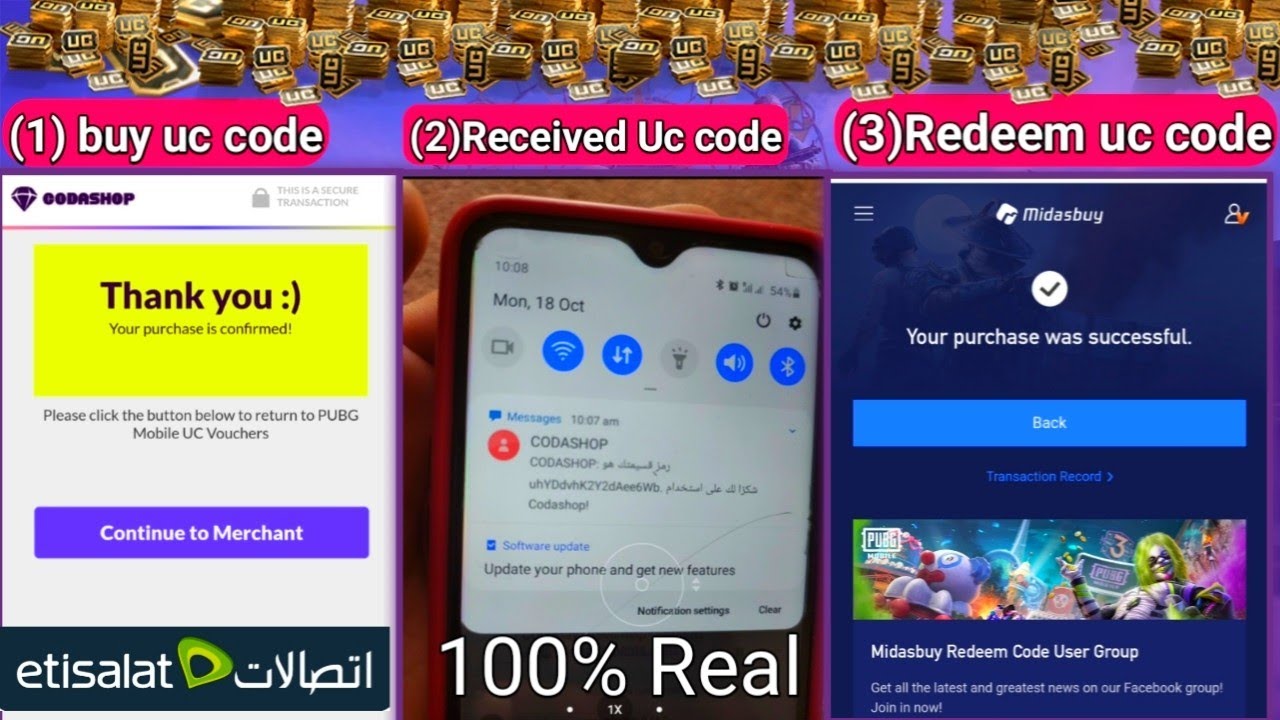 pubg redeem code kaise milega How to buy PUBG UC redeem code with ...