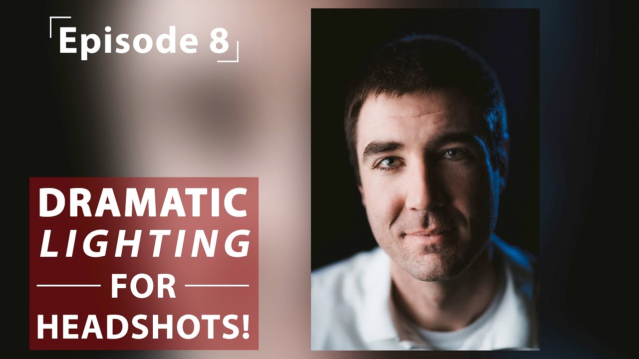 Dramatic Lighting for Headshots! - YouTube