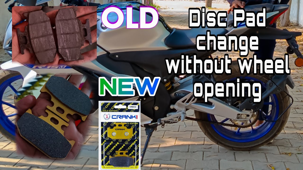 R15M/V4/V3 Rear Disc Pad Upgrade with Performance Ceramic Pad || How to ...