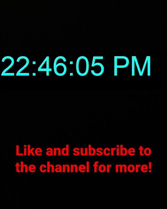 Creating a digital clock in Python using tkinter - YouTube
