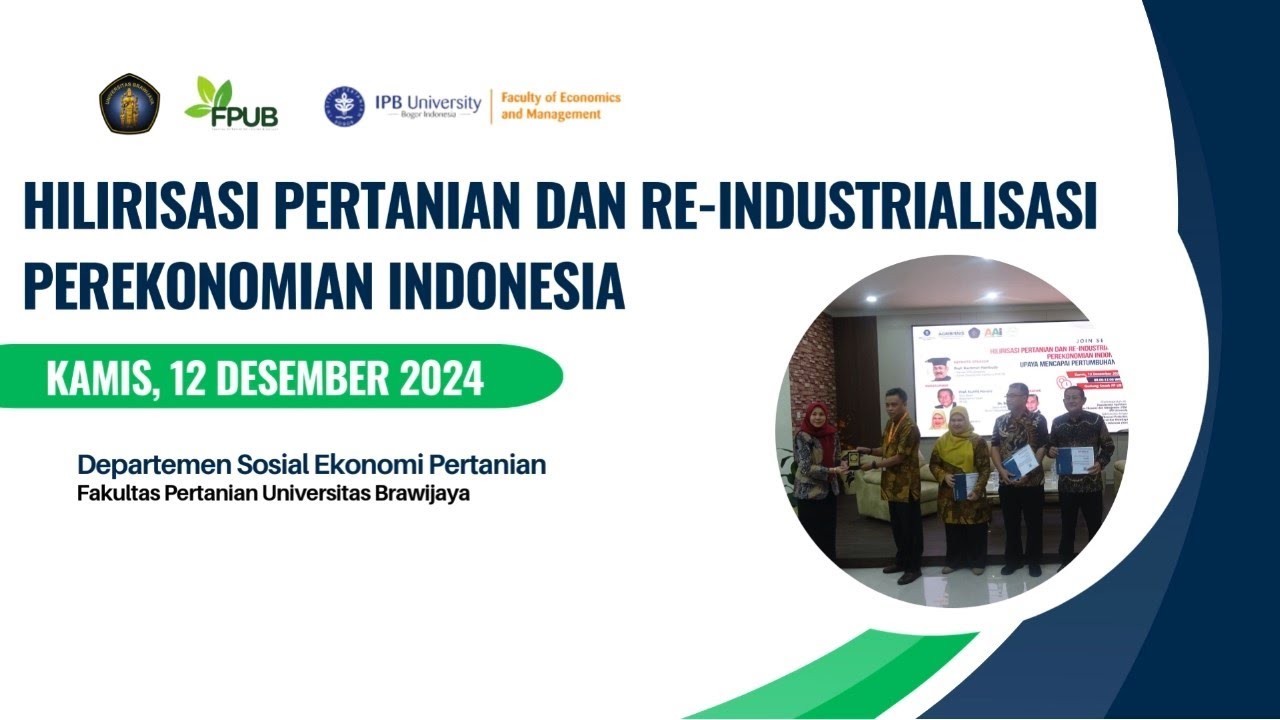 Hilirisasi Pertanian Dan Re-Industrialisasi Perekonomian Indonesia ...