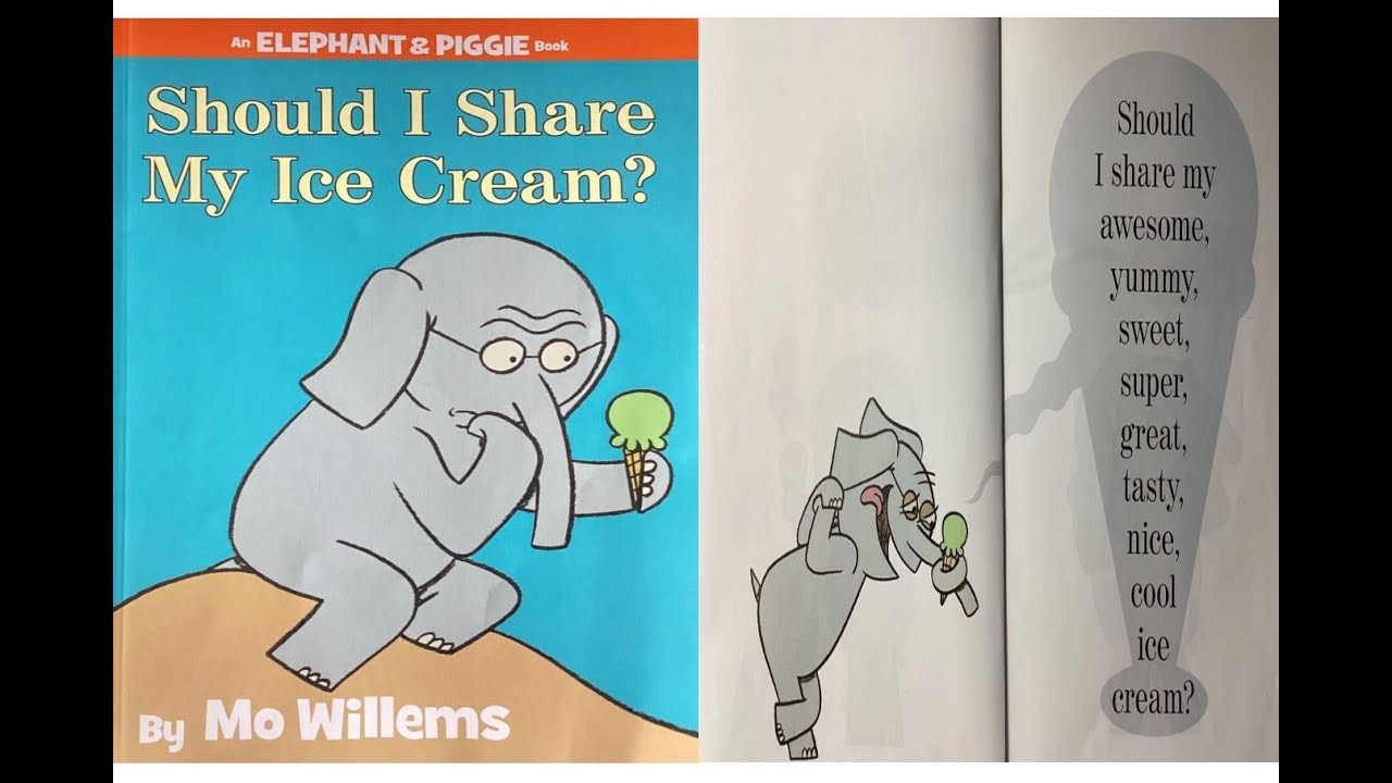 Kids Book Read Aloud: An Elephant & Piggie Book - Should I Share My Ice ...
