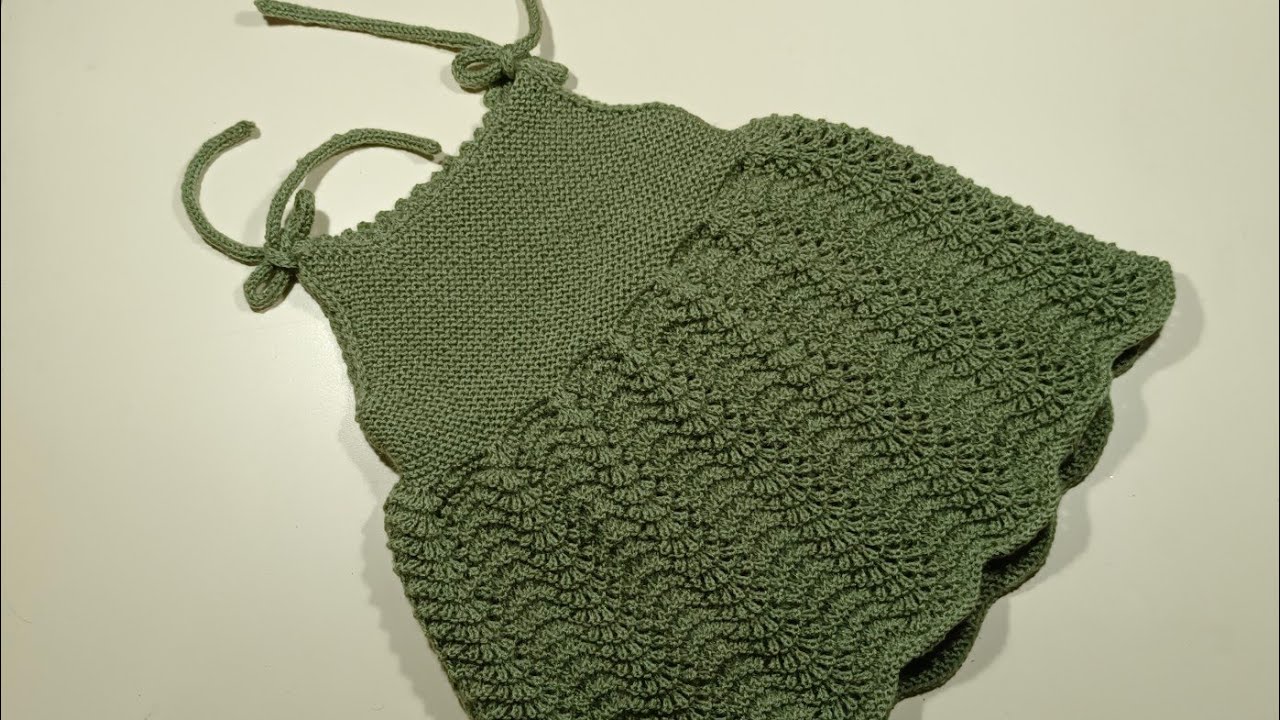 Baby Frock Knitting Design For 1 to 2 year Baby Girl || Mamta Stitching ...