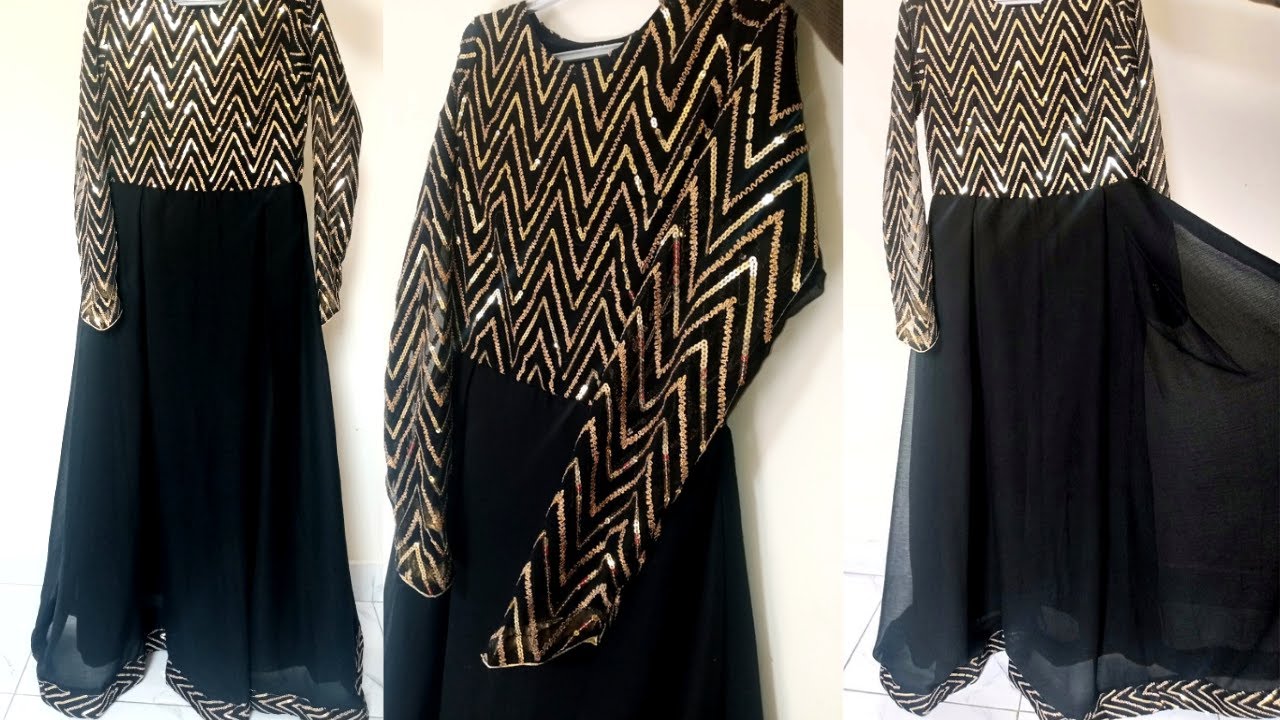 Party Wear Gown Cutting and Stitching 2024 |Umbrella Frock/long dress ...