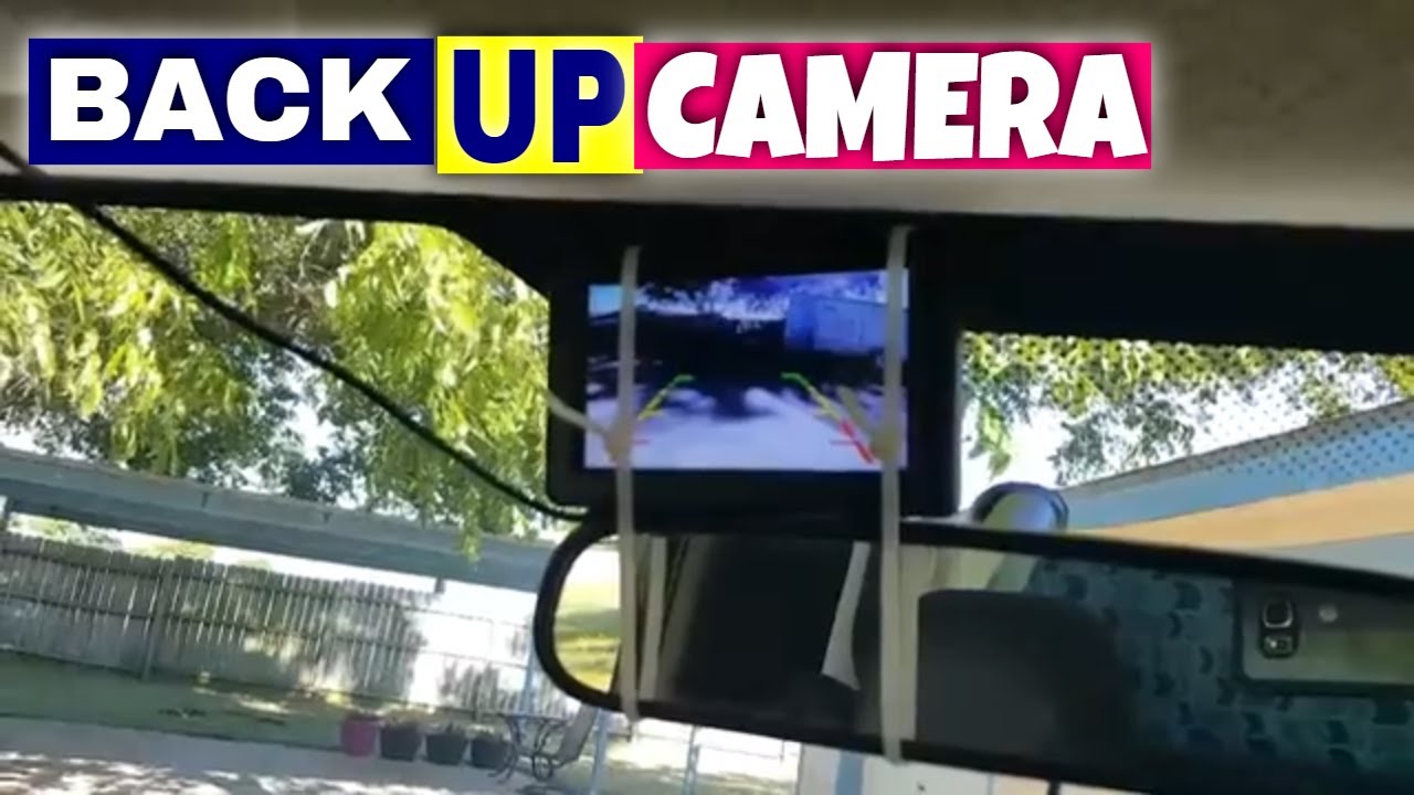 BACK UP CAMERA GMC Sierra Chevrolet Silverado Camper Shell Topper ...