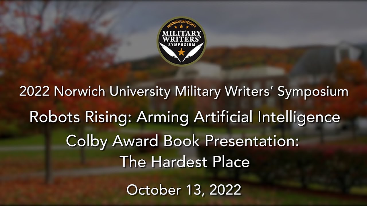 Norwich U. Military Writer's Symposium - Colby Award Book Presentation ...
