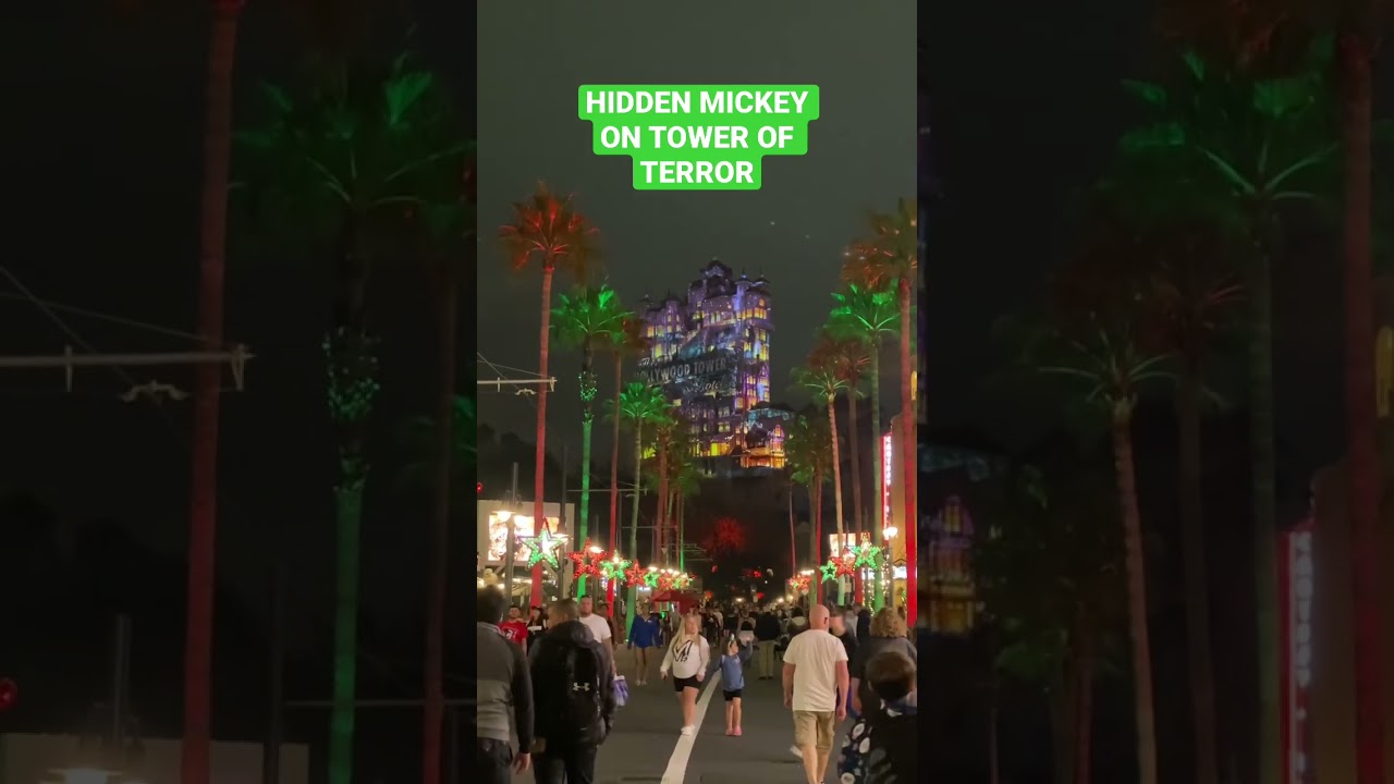 Disney World Hidden Mickeys Tower Of Terror