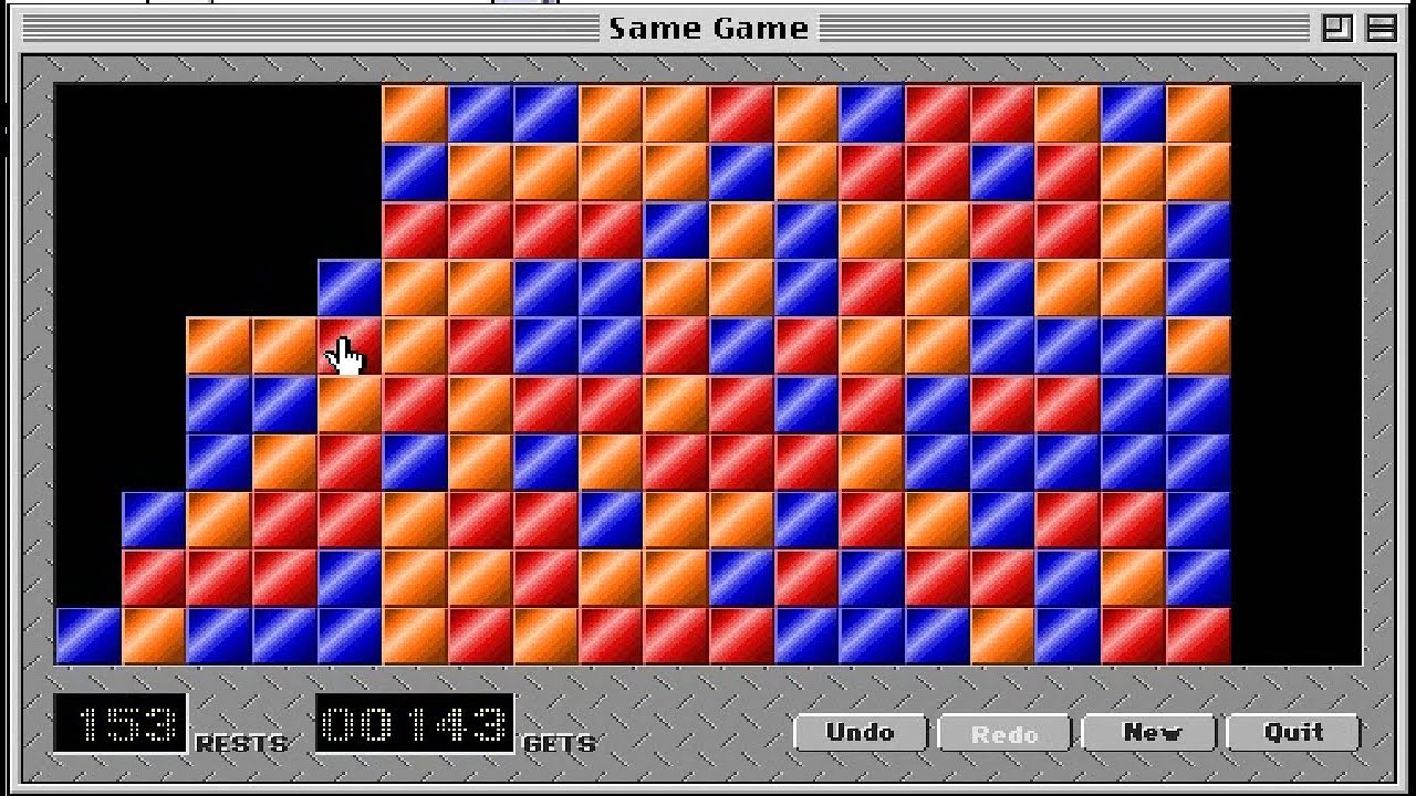 Same Game (Macintosh game 1994) - YouTube