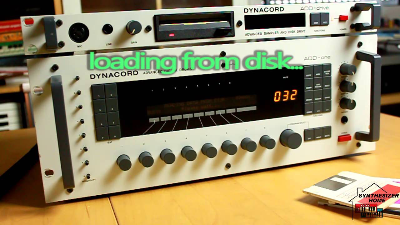 DYNACORD ADD One + Add-Drive SAMPLER (1985) - YouTube
