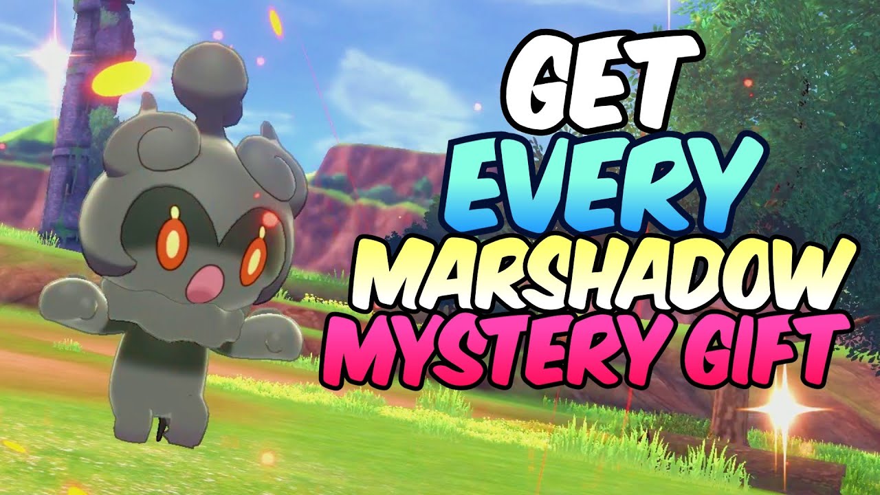 Get EVERY Marshadow Mystery Gift ever in Pokemon Sword Shield - YouTube