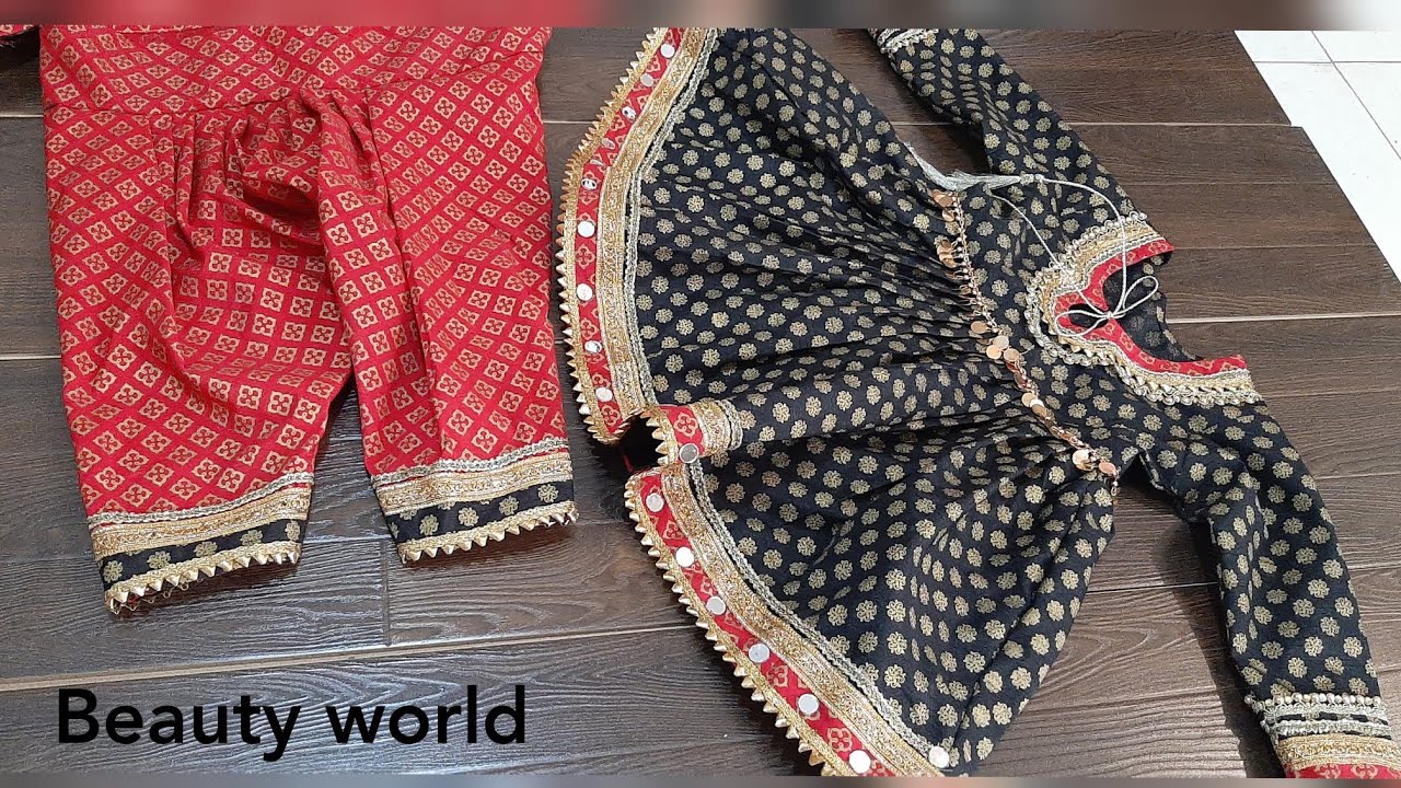 Beautiful Pathani Frock Making Ideas Very Easy & reasonable Price - YouTube