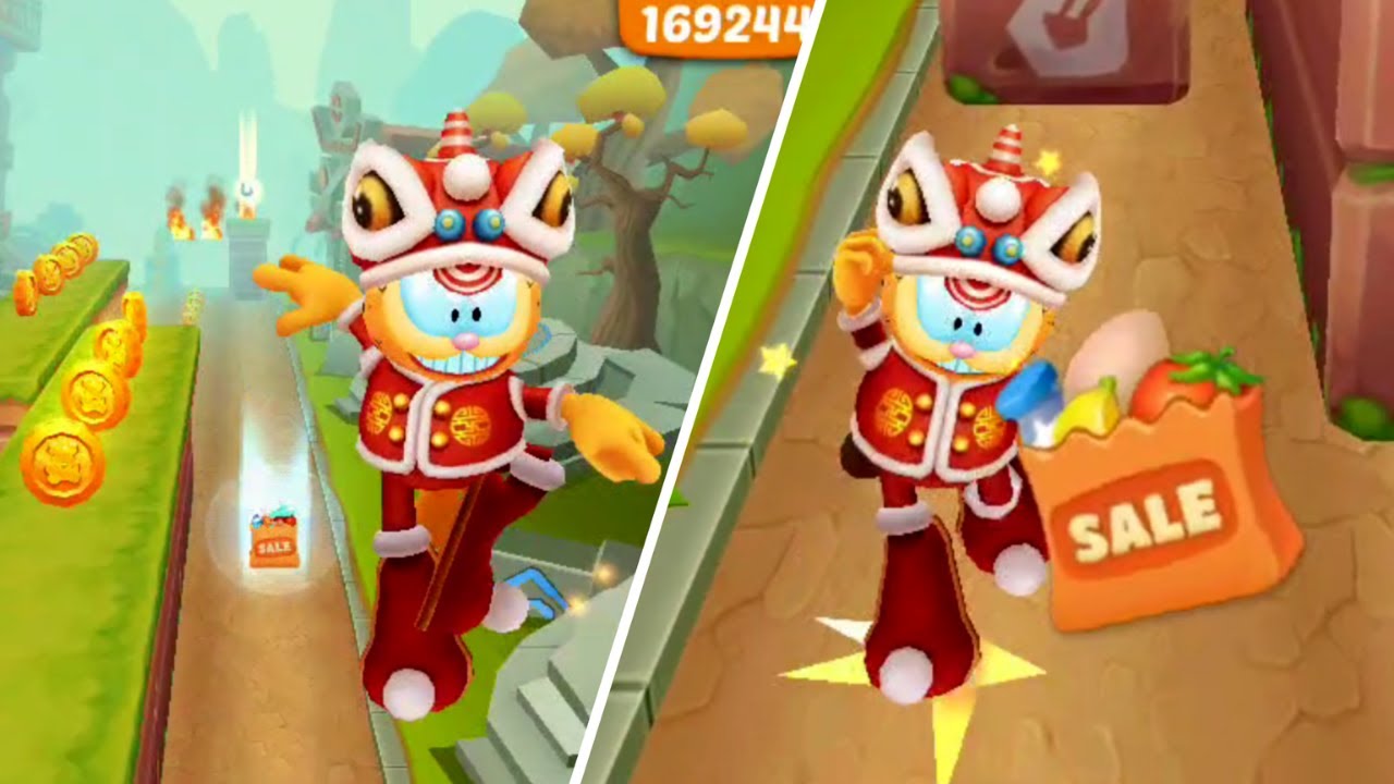 ALL CHARACTERS Garfield Rush 🐈 Play w/ Garfield, Odie or Nermal ...