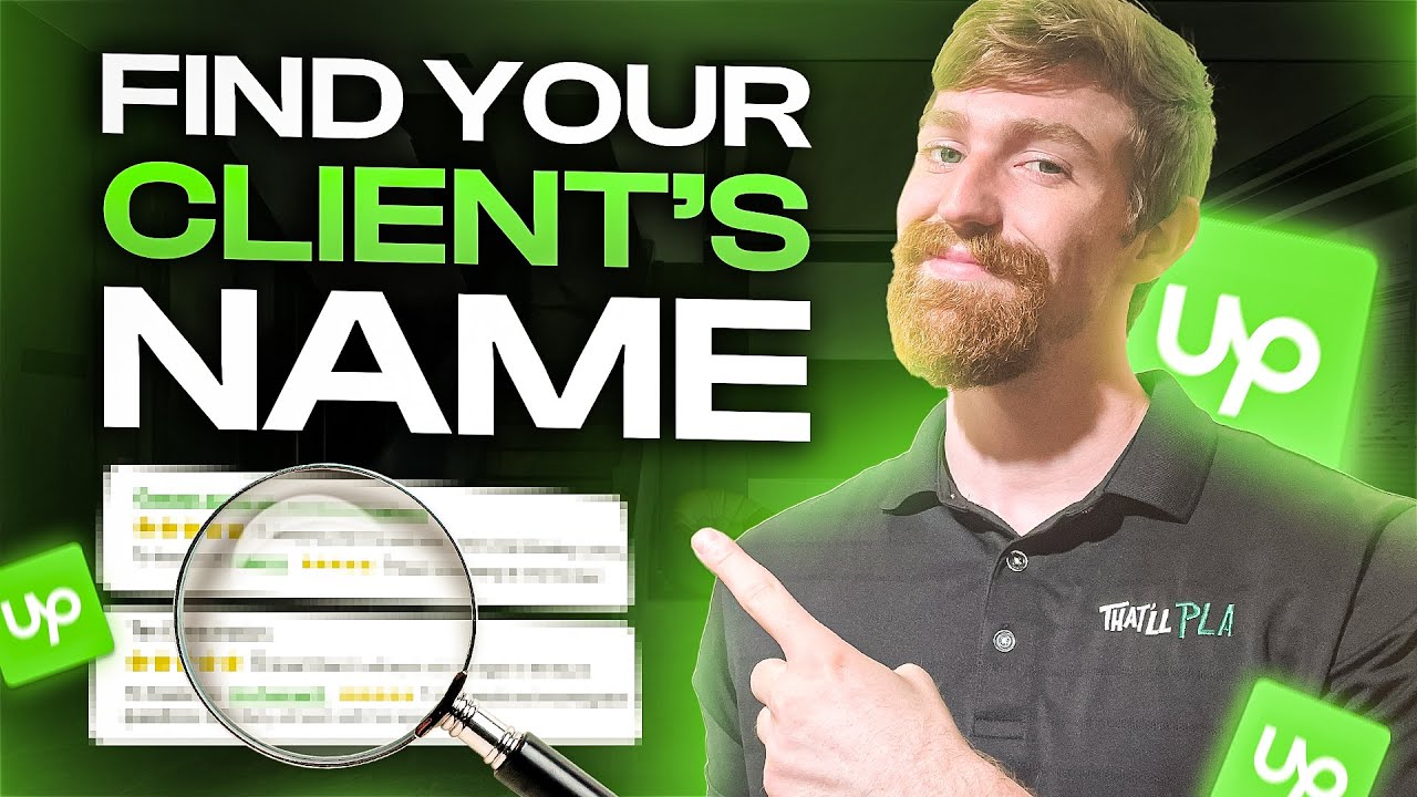 How to find a client's name on Upwork - YouTube