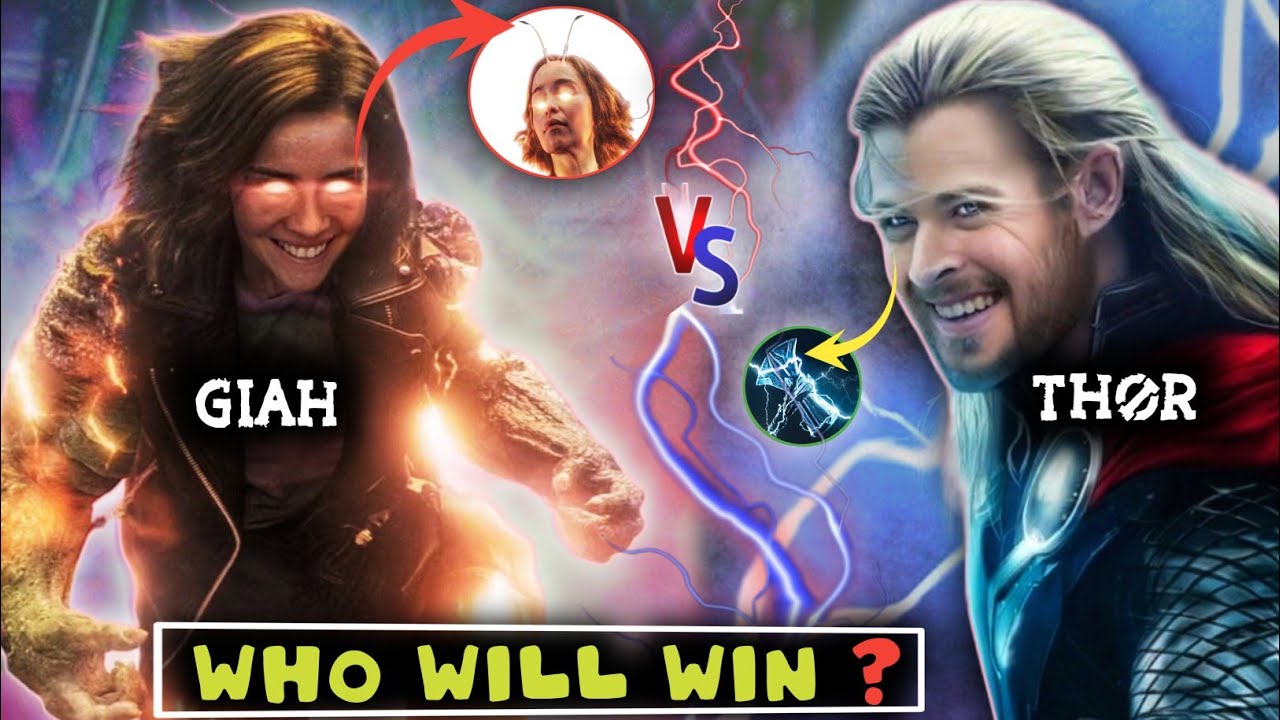 Giah VS Thor! who will win? #marvel - YouTube