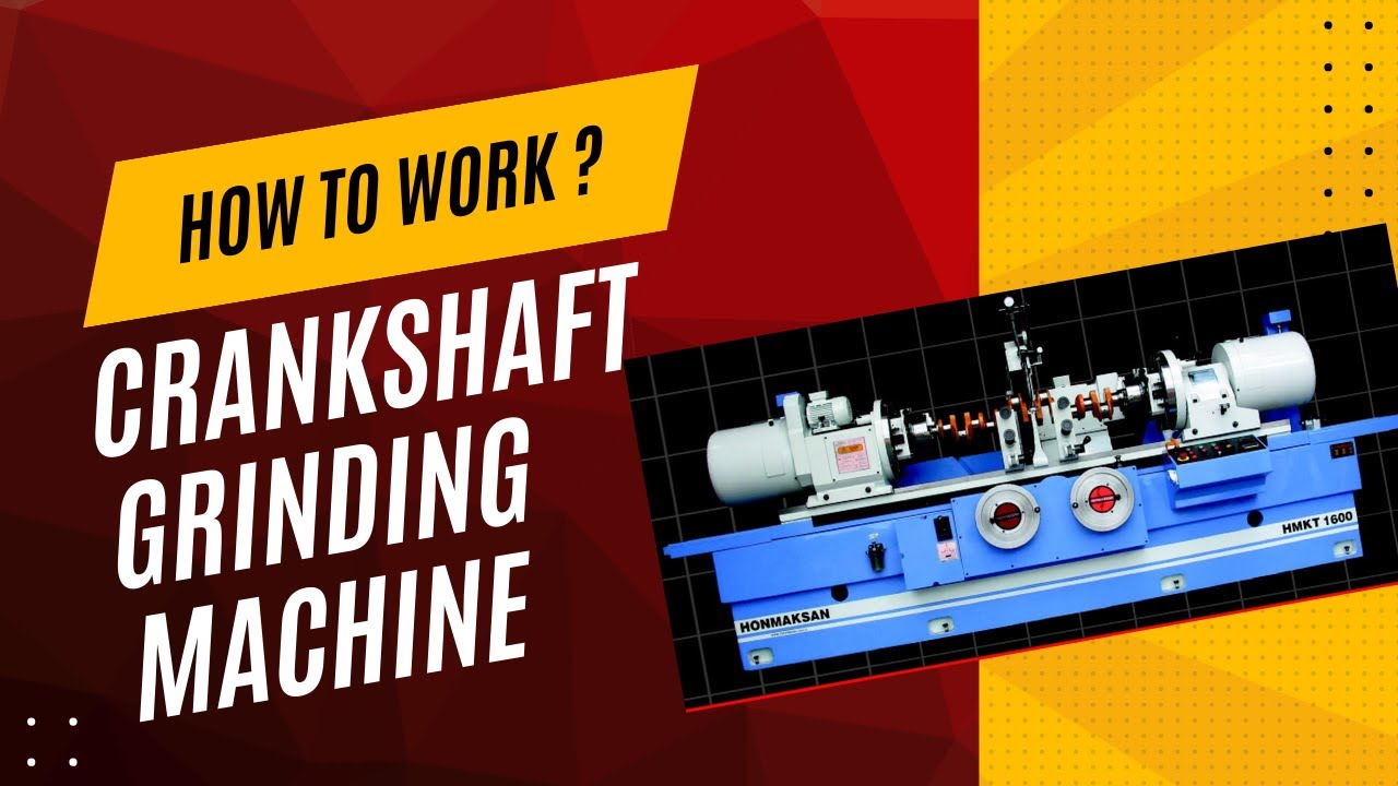 HONMAKSAN - Crankshaft Grinding Machine - Rectifier Les Vilebrequins ...