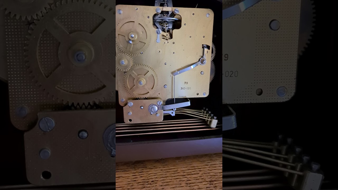 Hermle westminster with floating balance - YouTube