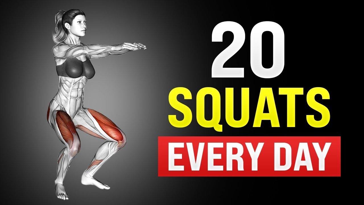 What REALLY Happens to Your Body If You Do 20 Squats a Day! - YouTube