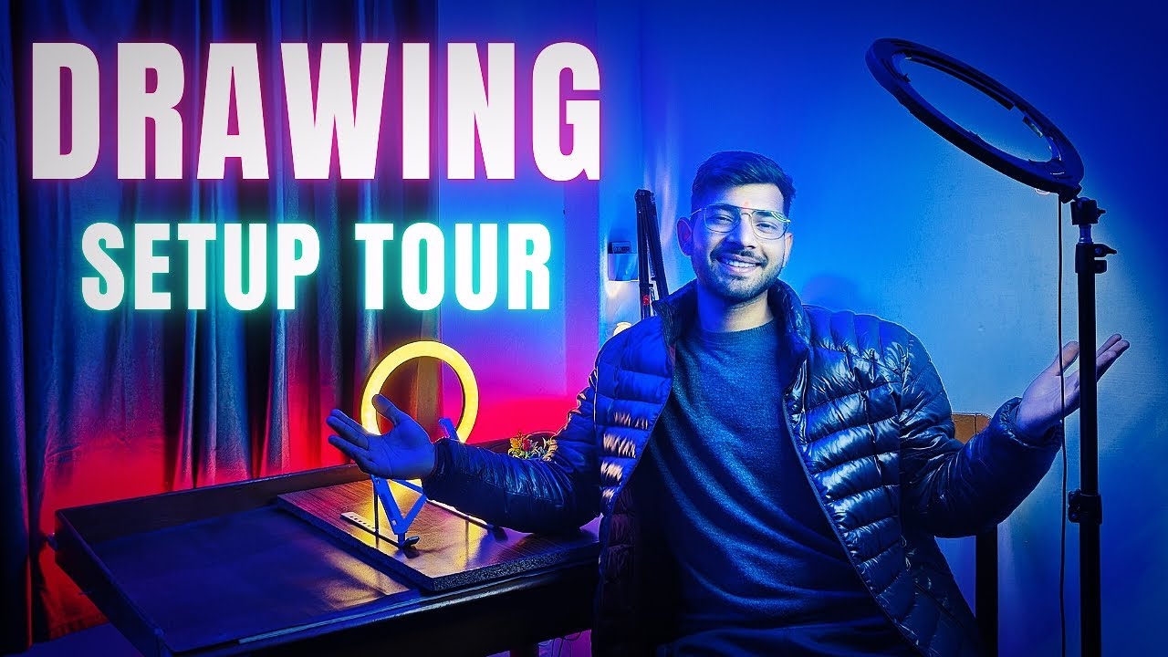 Artist Drawing Setup Tour | SACHINART23 - YouTube