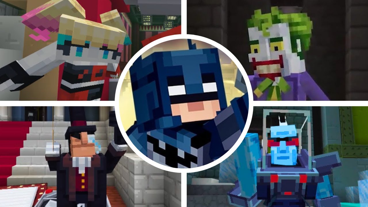 Minecraft x Batman DLC - All Bosses/All Boss Fights + ENDING (PC, Xbox ...