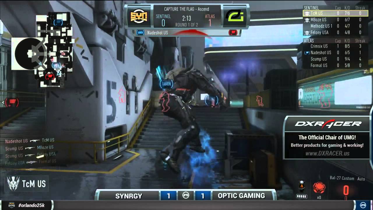 UMG Orlando 25k - Winners Semi-Finals - Optic Gaming vs. Synrgy - Game ...