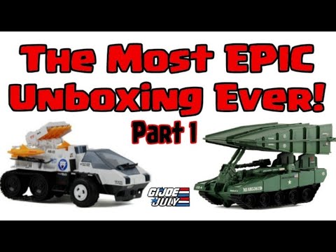 Huge G.I. Joe Vehicle Unboxing - Part 1 (Viewer Gift Unboxing) - YouTube