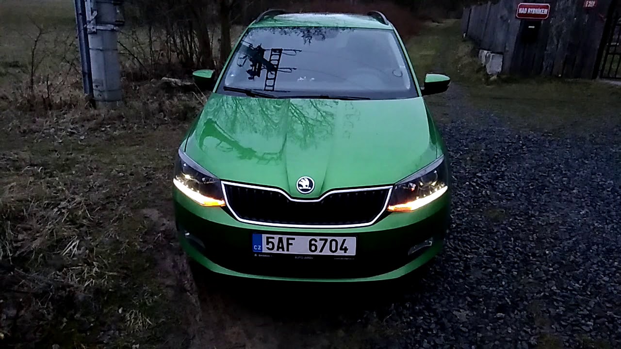 Fabia mk3 drl led - YouTube