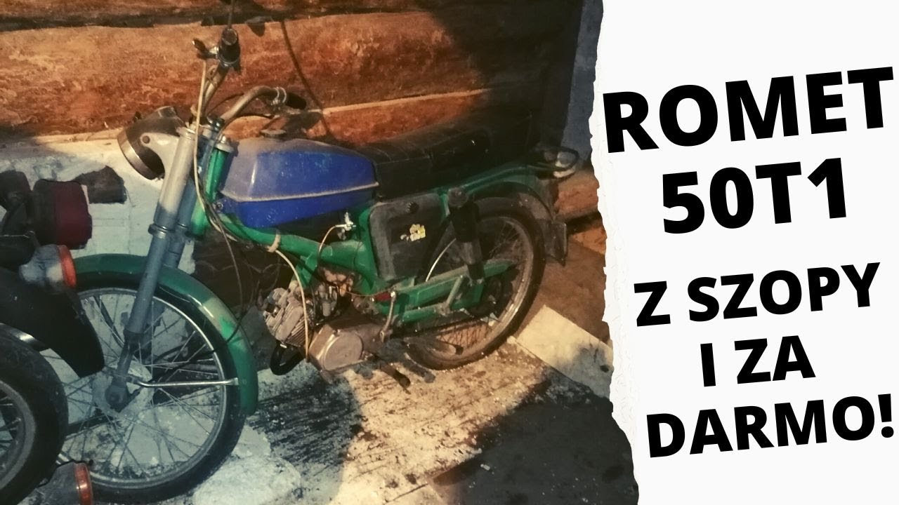 👑 Romet 50T1 1979r za DARMO! 💪 DOSTAŁEM go od WIDZA prosto ze STODOŁY ...