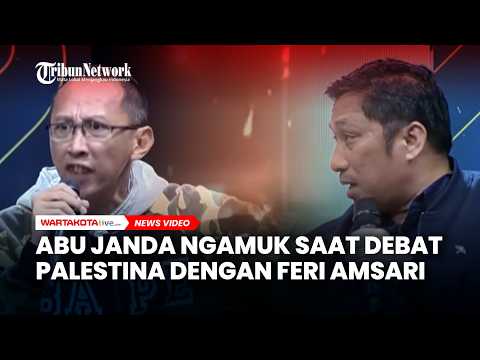 Viral! Abu Janda Ngamuk saat Debat Palestina dengan Feri Amsari, Berujung Diusir dari Studio