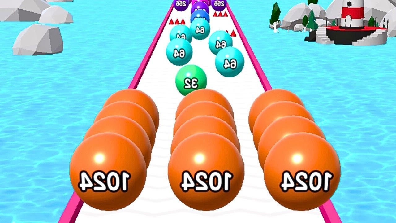 Merge Ball Run and Merge 2048 ! Gameplay Walkthrough Part 25 android ...