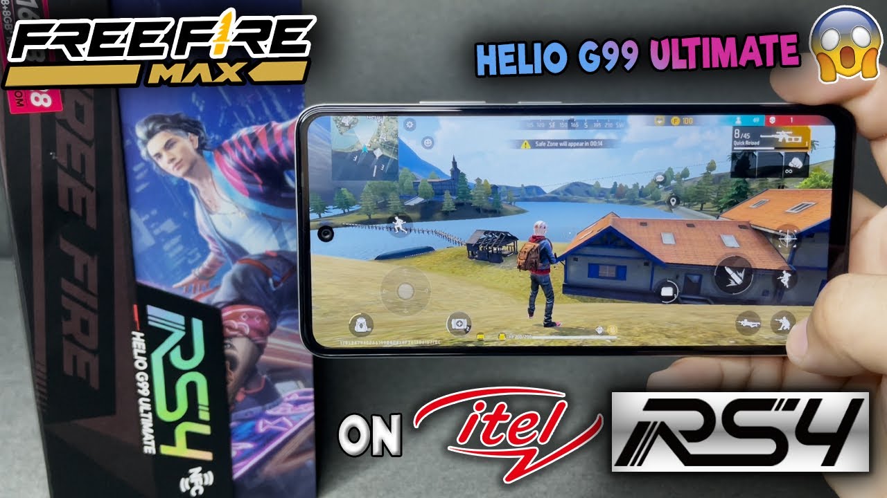 Free Fire MAX Game Test on itel RS4! | HELIO G99 ULTIMATE MAX SETTINGS ...
