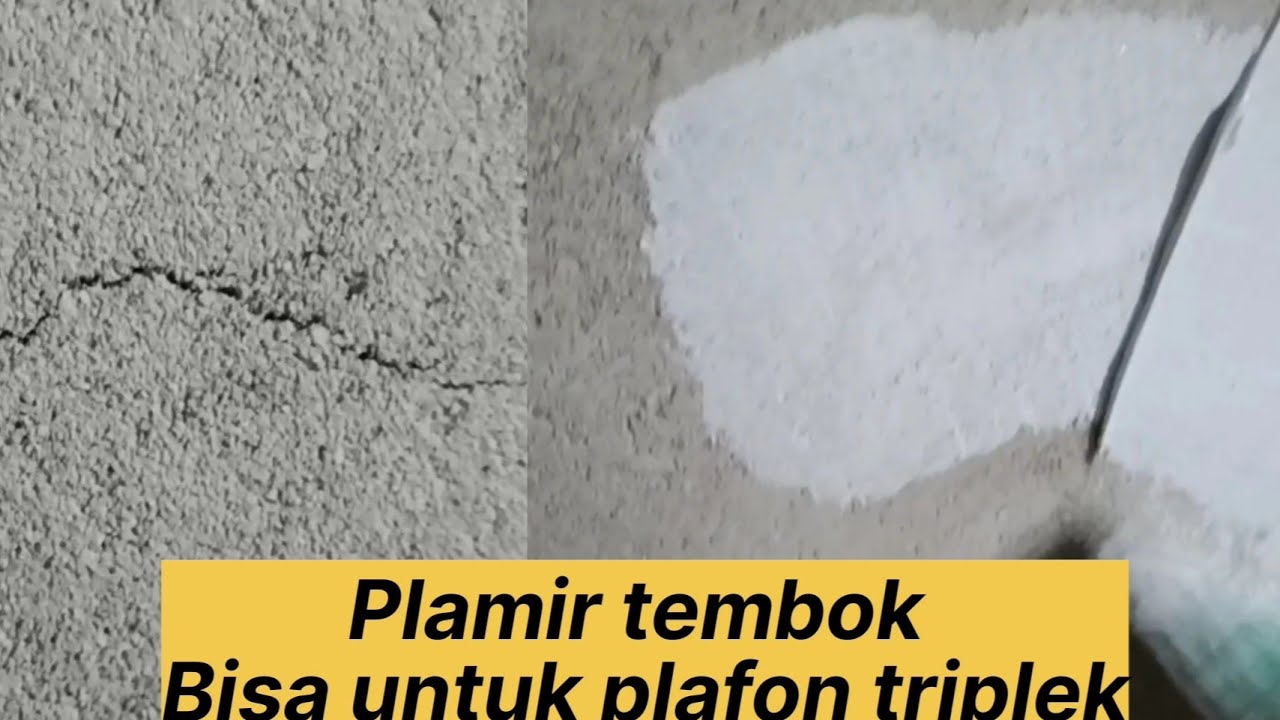Plamir rj wallputty serbaguna untuk tembok dan kayu - YouTube