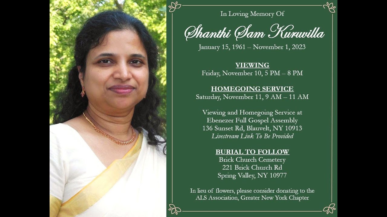 Viewing of Shanthi Sam Kuruvilla - YouTube