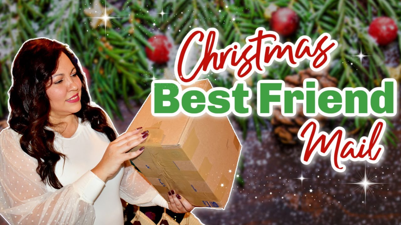 CHRISTMAS Holiday Best Friend Mail | Secret Santa with Friends ...