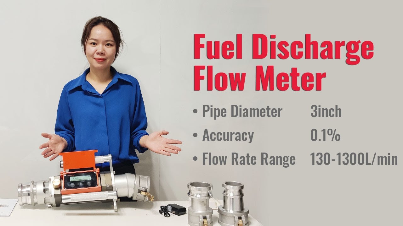 3 Inch Portable Fuel Discharge Flow Meter for Gravity Self-Flow ...