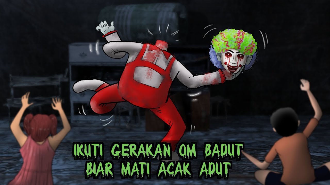 Badut Setan - dah dikubur tetep berkeliaran #HORORMISTERI | Kartun ...