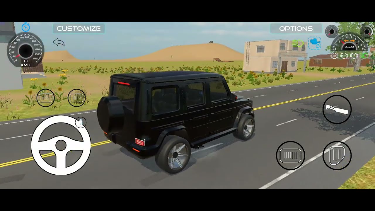 G wagon full power video || g wagon car stunt video || g wagon car game ...