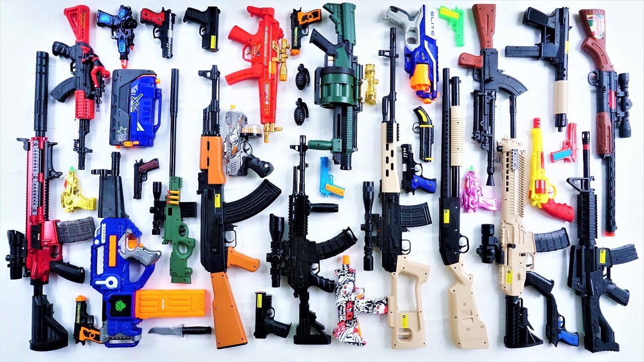 Mengumpulkan 5 Sniper Gun 7 Assault Rifle Realistic Sniper M16 Gun ...