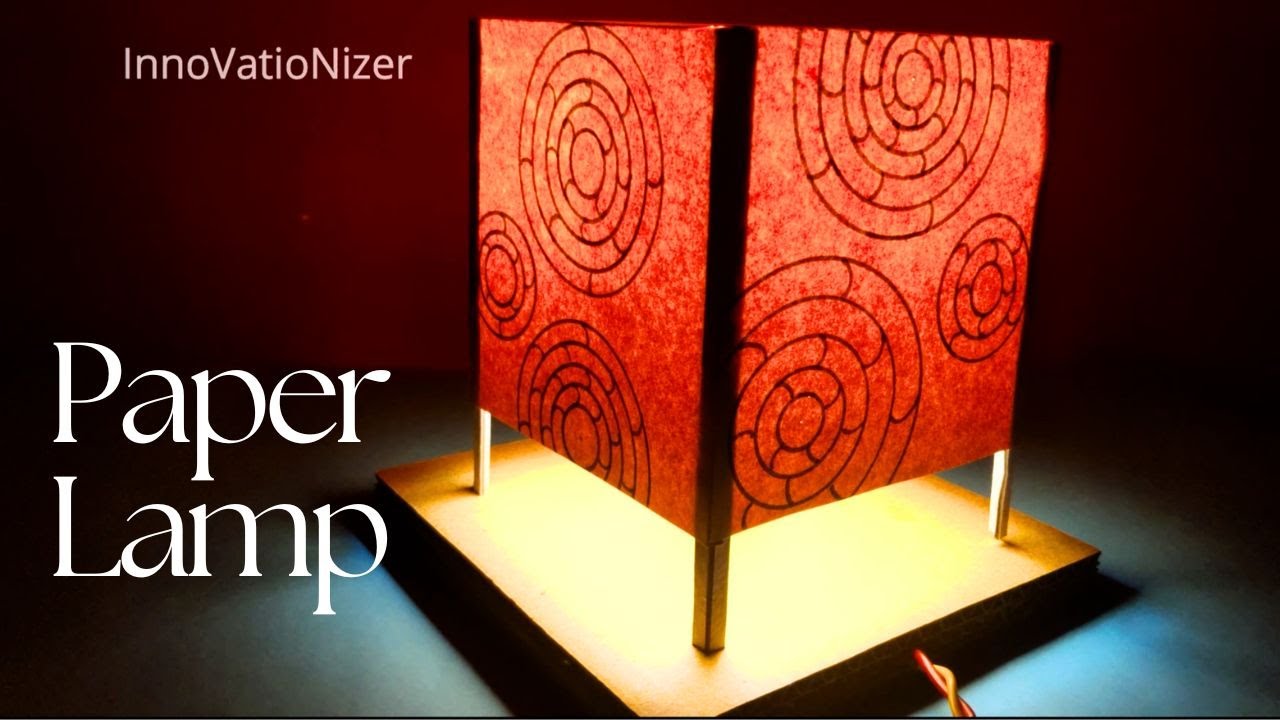 Easy Diy Paper Lamp Step by Step Tutorial | Kids Crafts ...