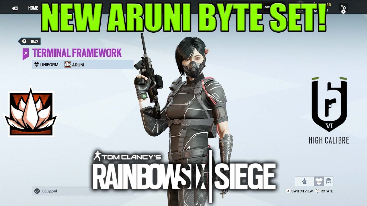 Aruni Byte Set - Rainbow Six Siege - YouTube