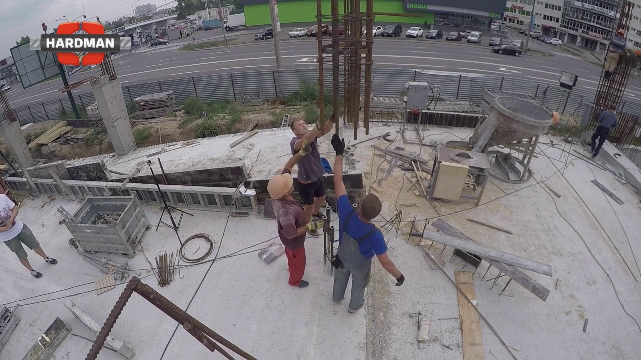 Splicing of the reinforcement cage by the mechanical bars swaging - YouTube